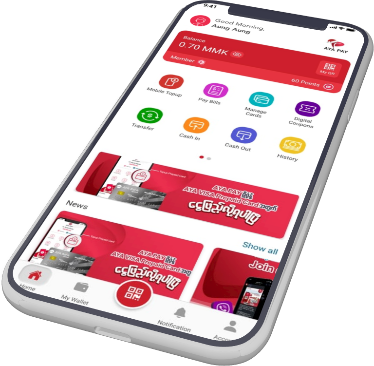 AYAPAY DIGITAL WALLET – Empowered by AYA Bank